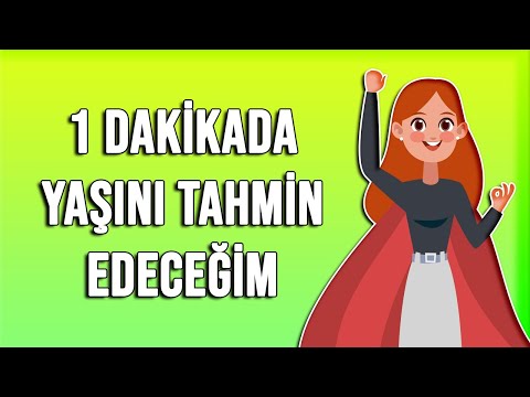 1 DAKİKADA YAŞINI TAHMİN ETMEYE HAZIRIM (2020)