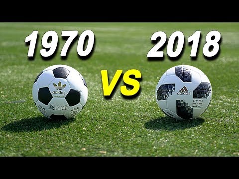 1970 vs 2018 - Match Ball Test! Which football is better?