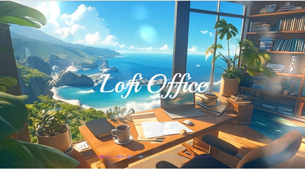 💻[Lofi Office #004] 🌞 Embrace the Day | 🎵 Music to recharge / focus ...
