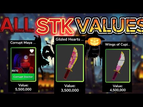 ALL STK VALUES[UPDATED]|Survive The Killer🔪 - YouTube