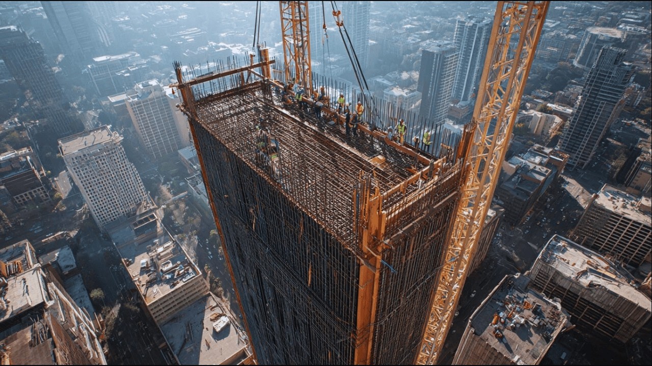 From Foundation to Skyline – Amazing Skyscraper Construction Timelapse ...