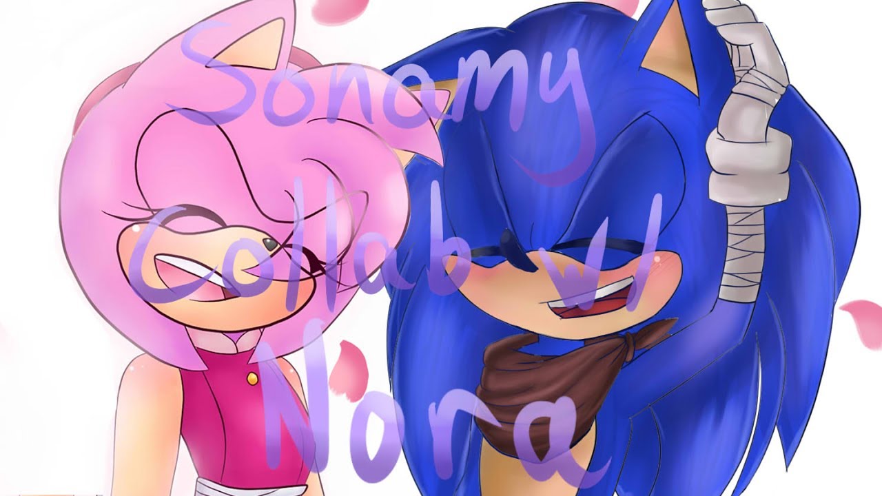 COLLAB W/ NORA: Sonamy (speedpaint) - YouTube