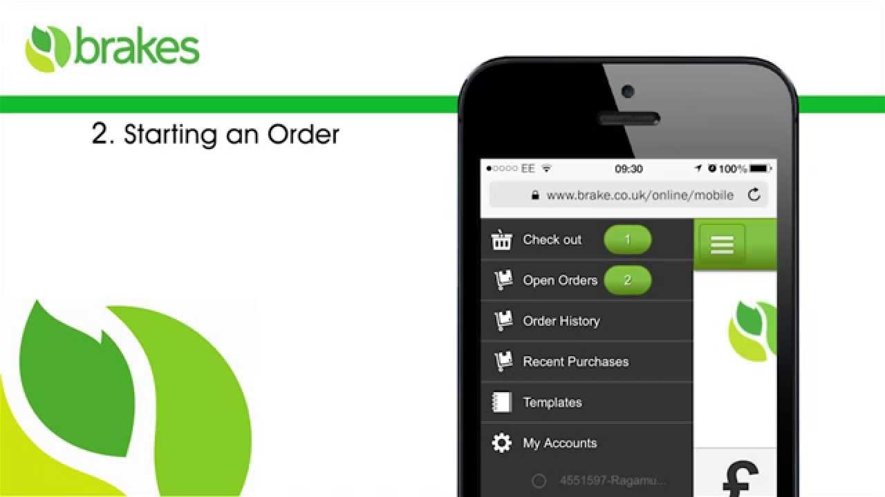 Brakes Mobile Ordering - YouTube