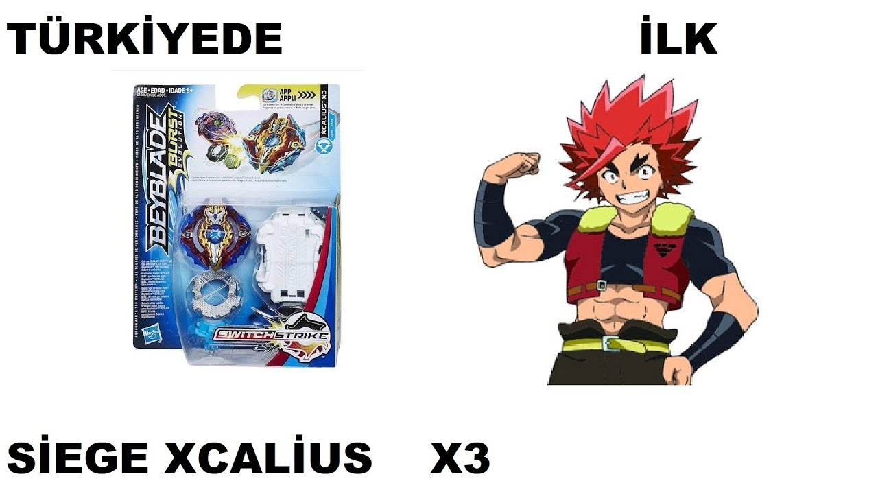 Türkiyede iki siege xcalibur beyblade burst evolution kutu açılım - YouTube
