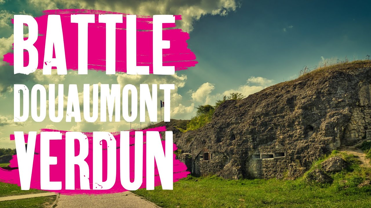 Drone View and Tunnels of Fort Douaumont | Battle of Verdun France ...