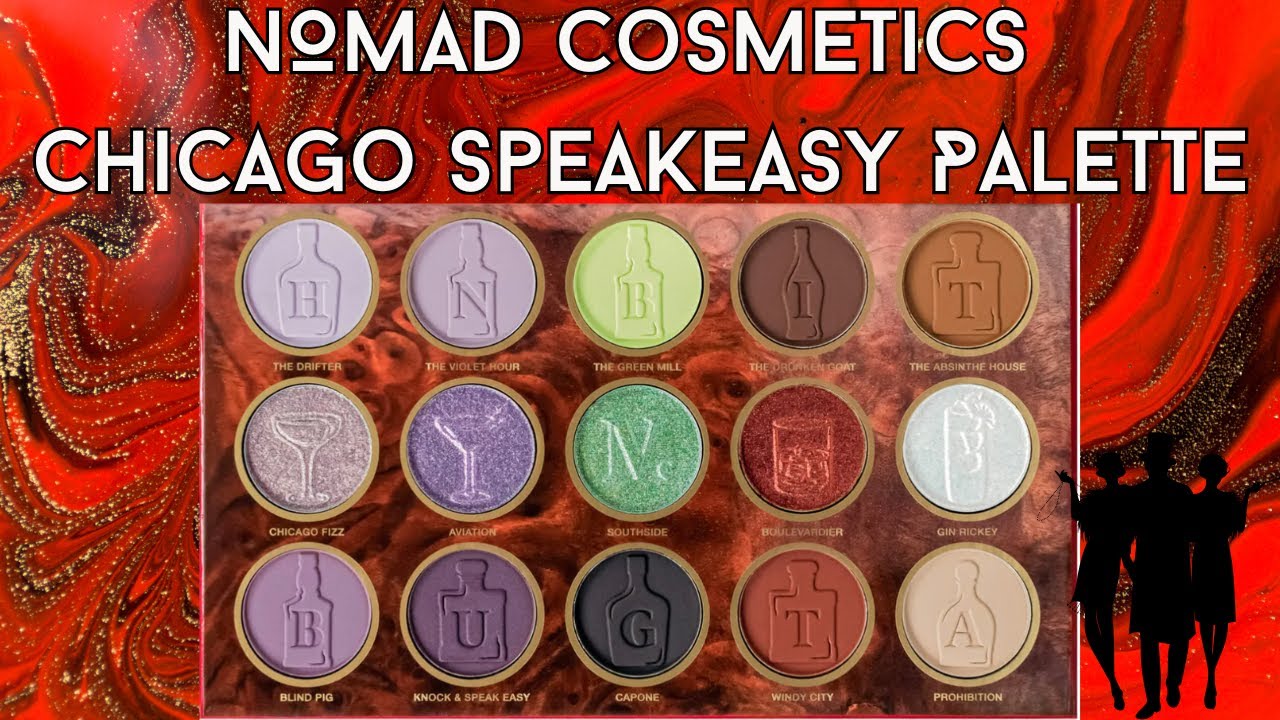 Nomad Cosmetics Chicago Speak Easy | Swatches - YouTube