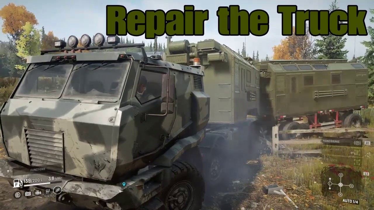 Snow Runner Repair the Truck GMC 9500Task - YouTube