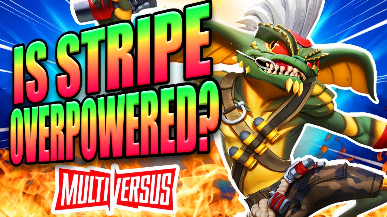Is Stripe Too Strong? - Multiversus Character Review - YouTube