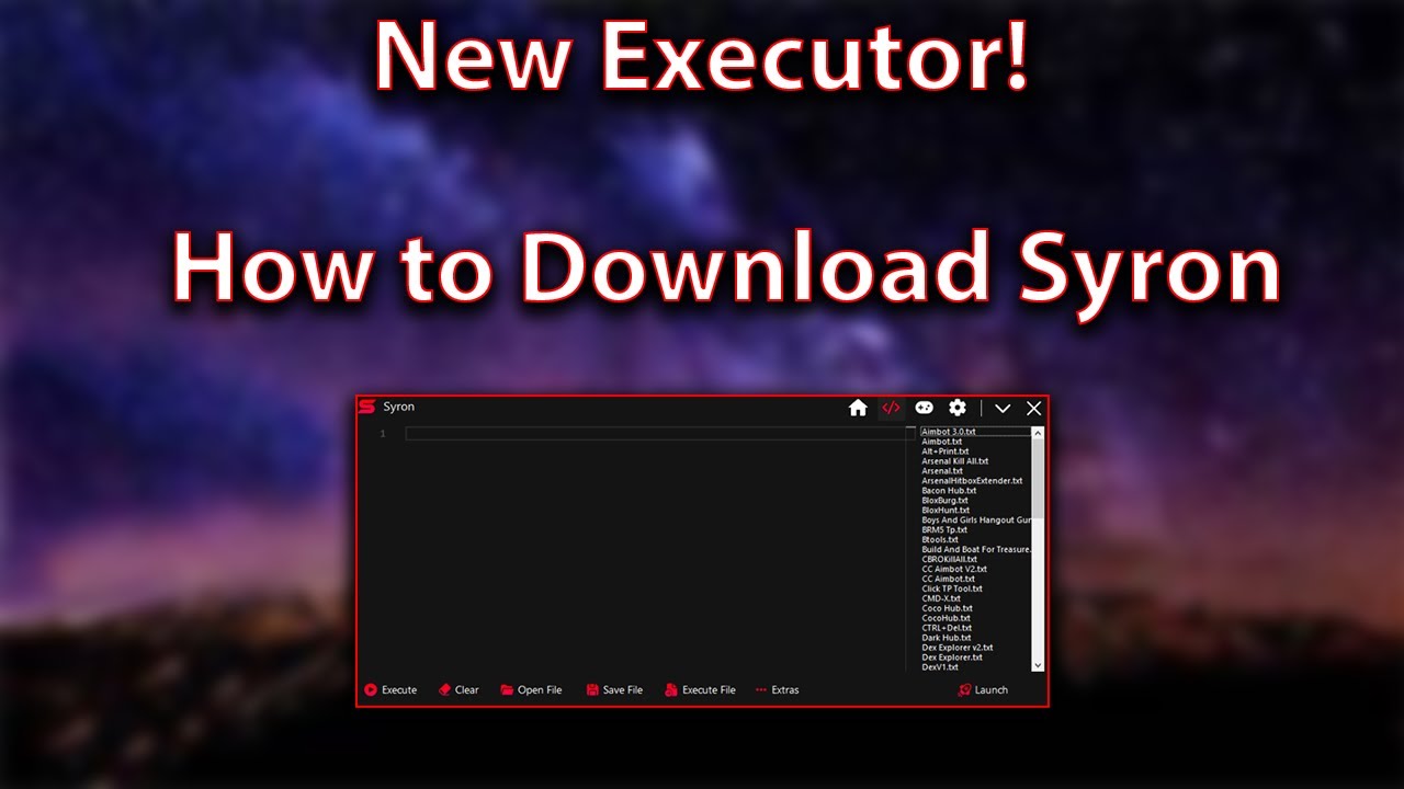 NEW EXECUTOR! | How to download Syron | - YouTube