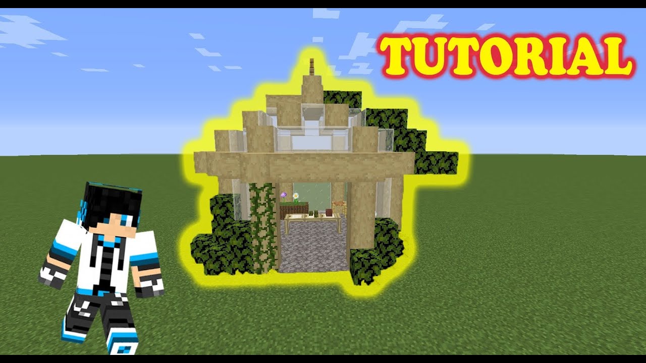 TUTORIAL DI COME COSTRUIRE UNA SERRA: Minecraft - YouTube