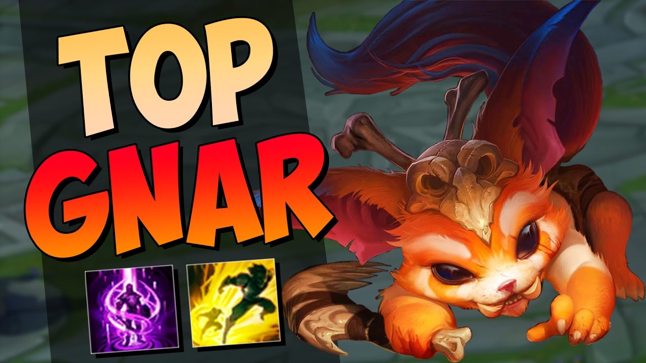 GNAR TOP GAMEPLAY - DANDO AS CALLS PARA A VITÓRIA ! - Runas, Talentos ...