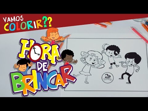 3 Palavrinhas - Hora de Brincar - Brincando de Colorir