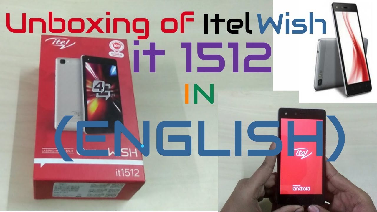English ||| Unboxing of itel wish it 1512 - YouTube