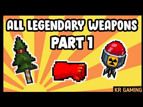 Soul knight - ALL LEGENDARY WEAPONS ( PART 1) - YouTube