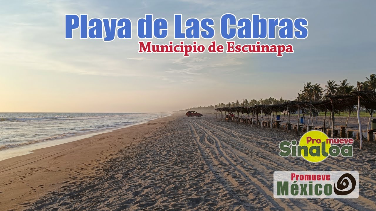 Playa Las Cabras en Escuinapa, México. Promueve Sinaloa - YouTube