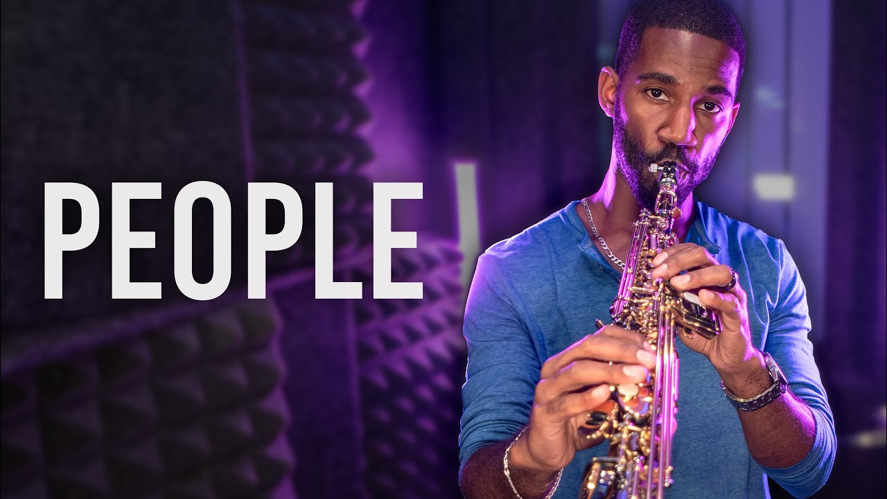 Saxophone Cover of "People" by Nathan Allen - YouTube
