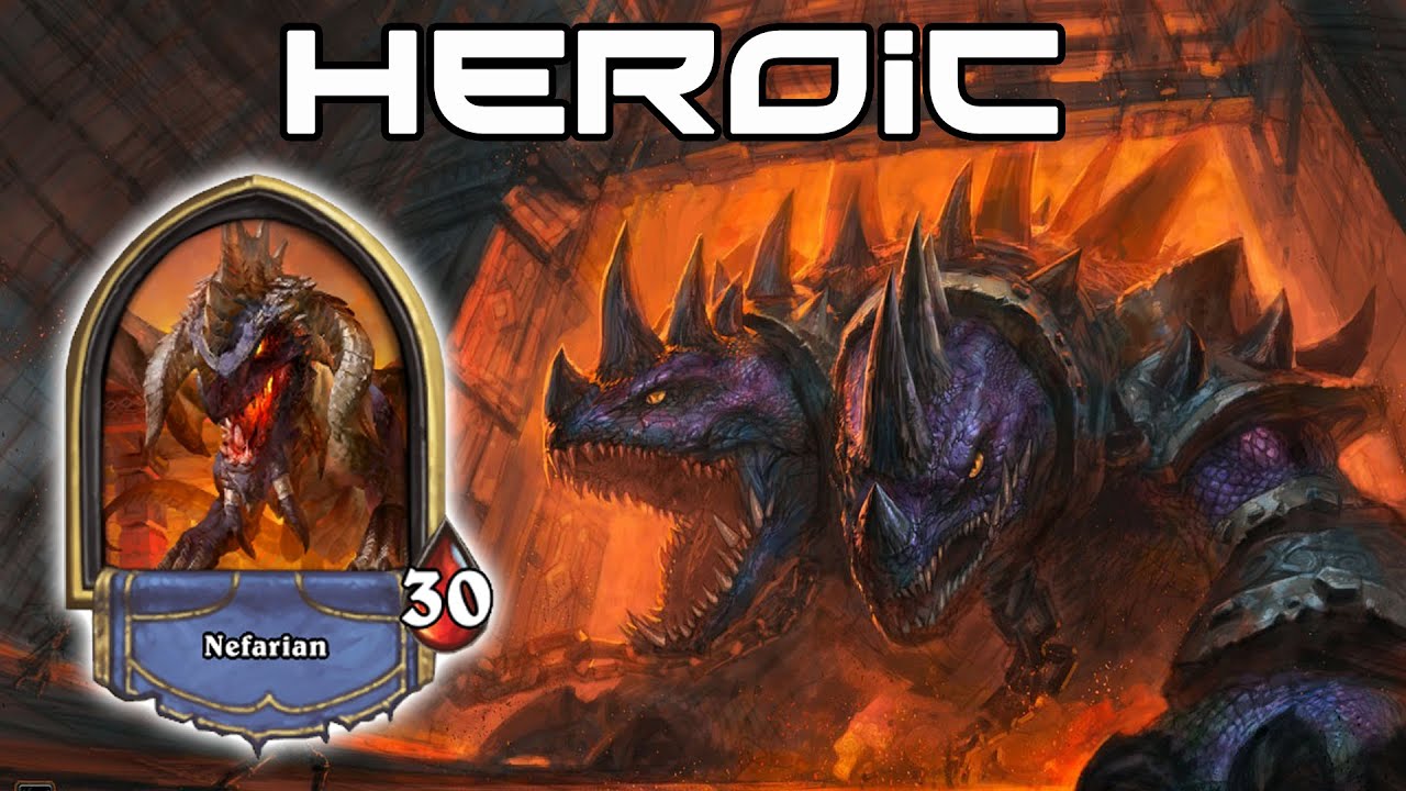 Hearthstone - Nefarian Heroic! (Blackwing Lair) - YouTube