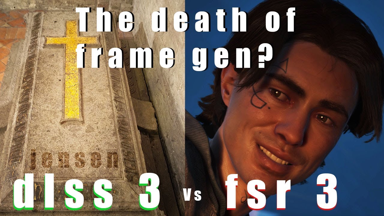 FSR 3 vs DLSS 3 FRAME GEN, FPS + Image Quality+ Latency Comparison 4k ...
