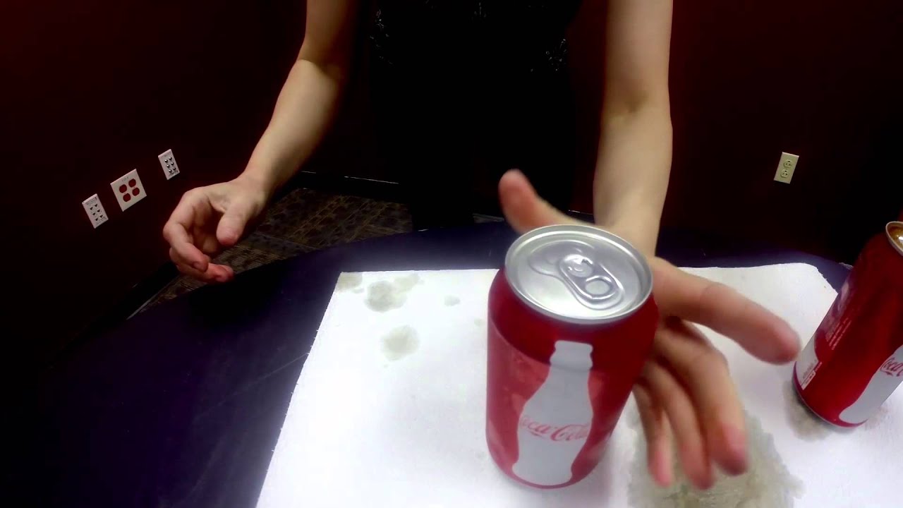 Simple and Easy Way... To Open a Can of Cola - YouTube