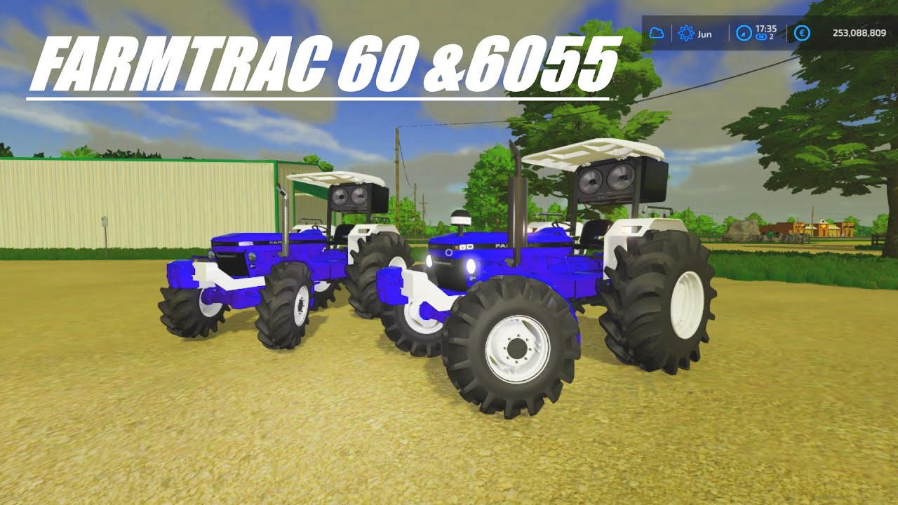 Farmtrac 60 &6055 4x4 fs22 Logitech G923 !! FS22 #brartv #gillyt #sunny ...