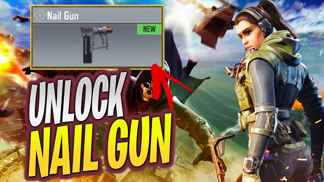 How to Unlock Nail Gun in COD Mobile | NEW Pistol Nail Gun - YouTube