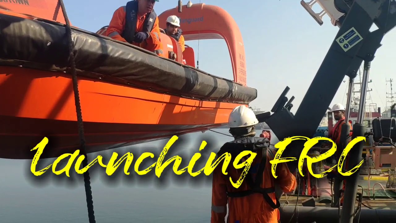 Launch Fast Rescue Boat | Allianz Hercules | Vanguard Lifeboat - YouTube