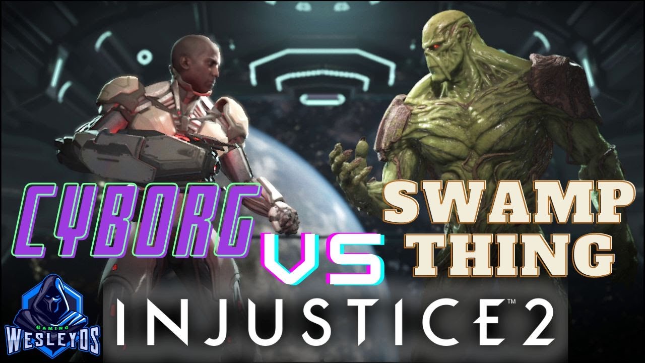 Cyborg Vs Swamp Thing =Injustice 2= - YouTube