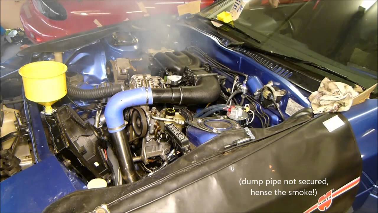 Mazda RX7 13B Bridgeport turbo first start up - Rotary Race Cars - YouTube