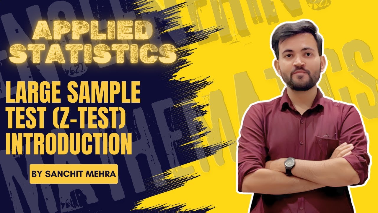 #part1 "Z-Test for Large Sample Analysis | Engineering Mathematics ...