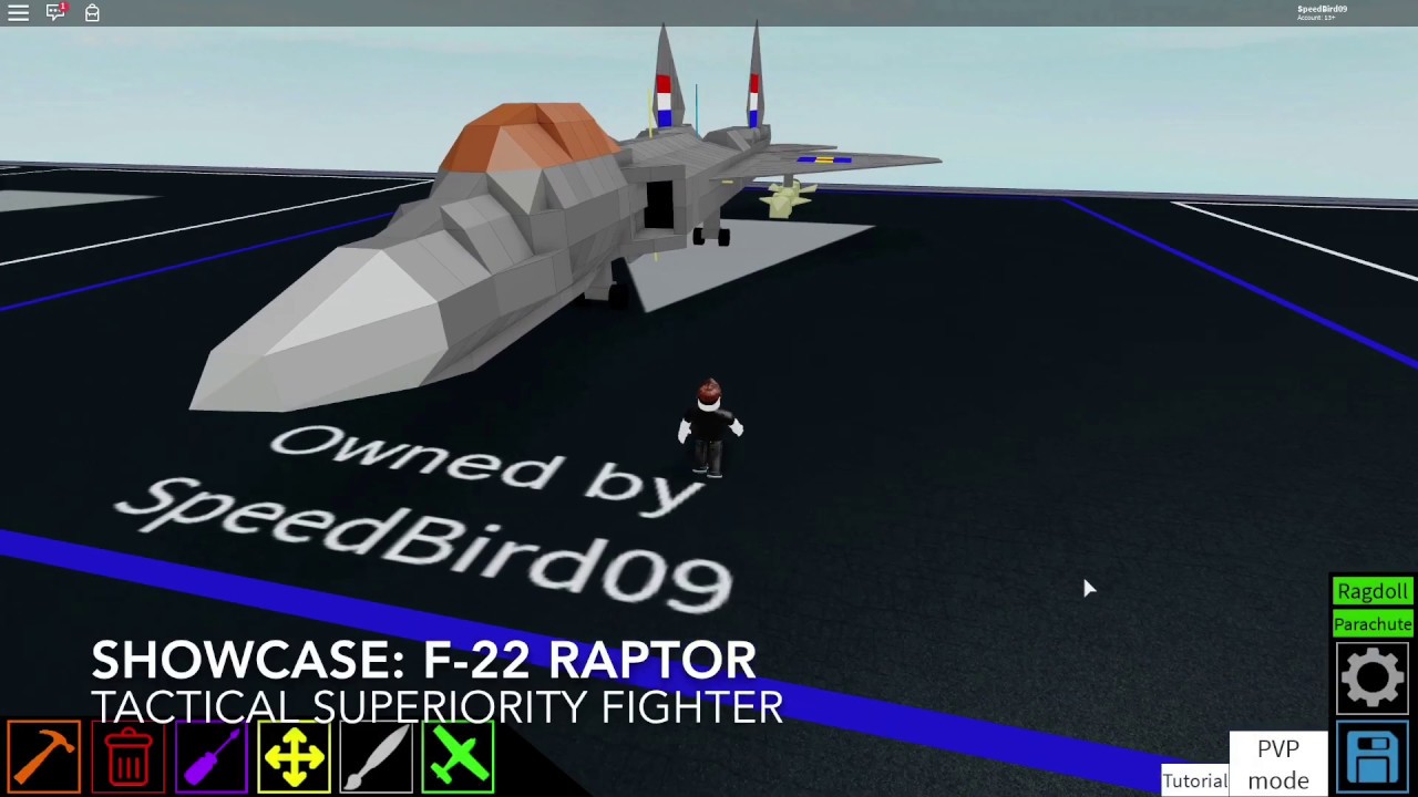 Roblox showcase: F-22 Raptor (OUTDATED) - YouTube