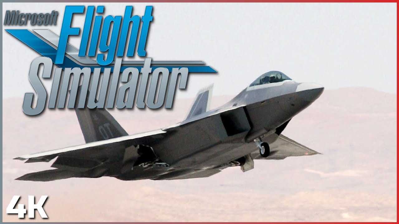 [4K] Microsoft Flight Simulator | Realistic Scenery | F-22 Flight - YouTube