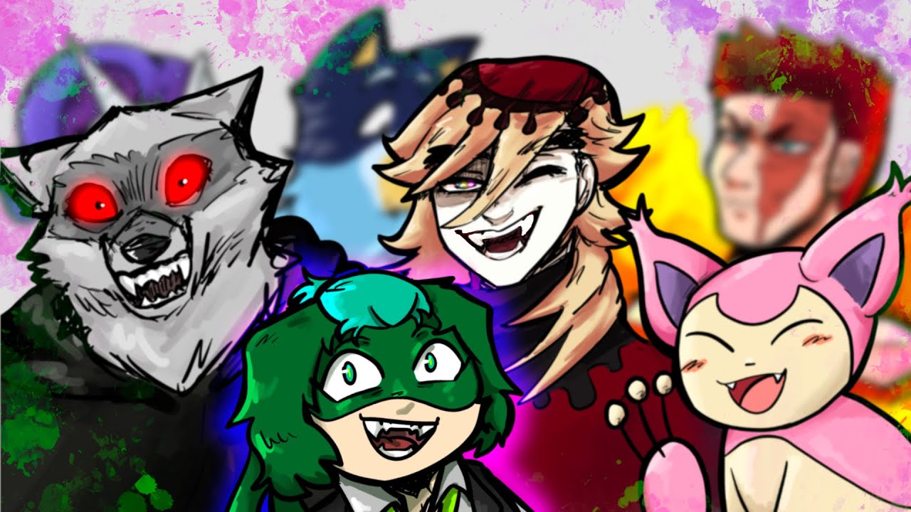 Drawing My Favorite Characters - YouTube