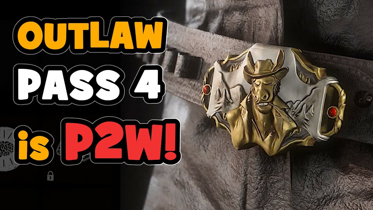 Outlaw Pass 4 is Pay to WIN! New outlaw pass in red dead online - YouTube