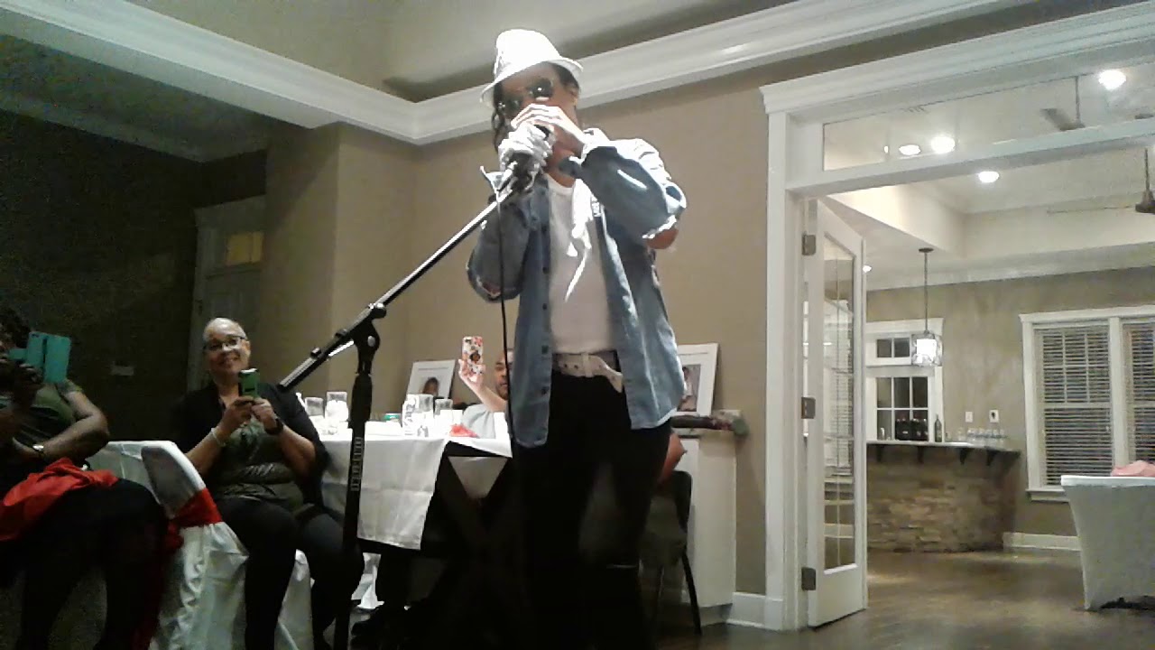 Dwan Gaskins Performing Michael Jackson Liberian Girl - YouTube