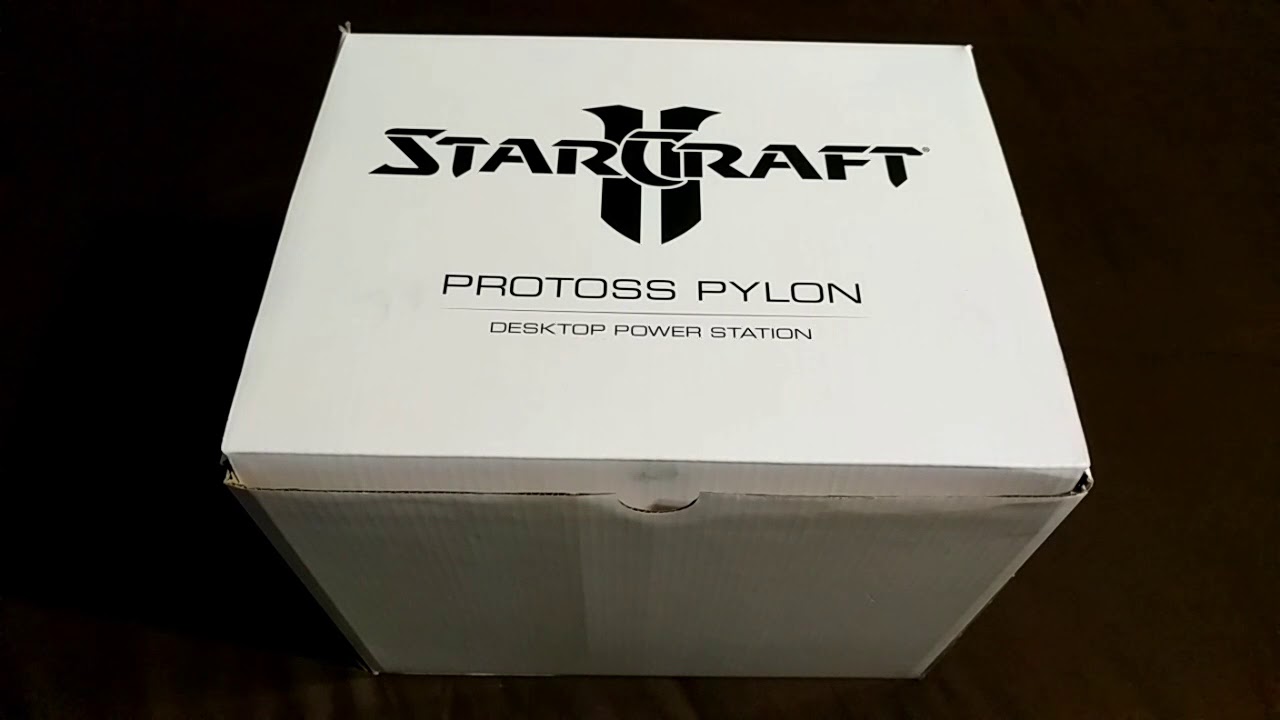 Star Craft Protoss Pylon Desktop Power Station Unboxing / in Depth Use ...