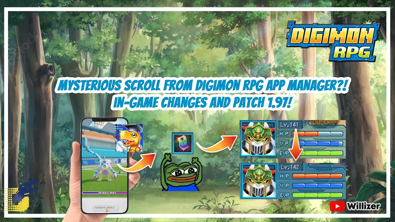 Digimon RPG - Digimon RPG Manager APP NEW SCROLL! - YouTube