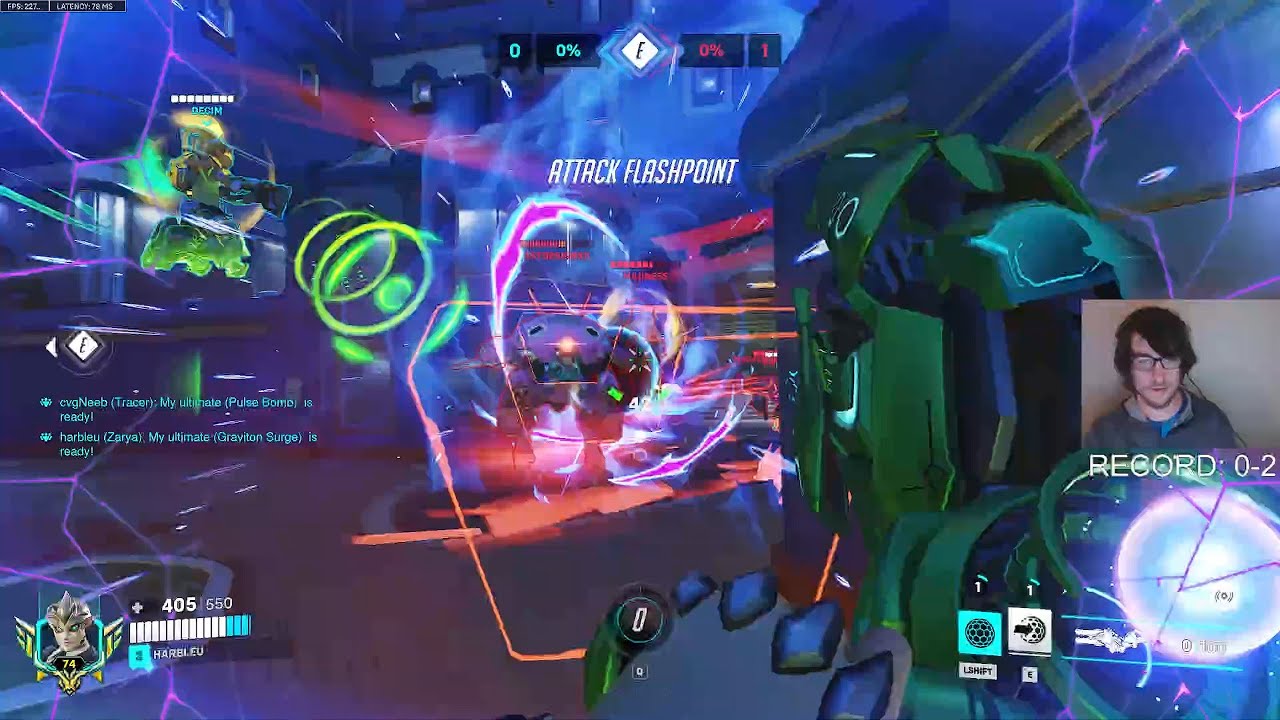 19K DMG! HARBLEU ZARYA + HAMMOND OVERWATCH 2 SEASON 17 TOP 500 - YouTube