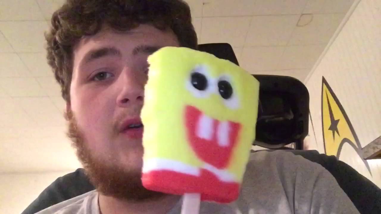 SpongeBob Popsicle Review - YouTube