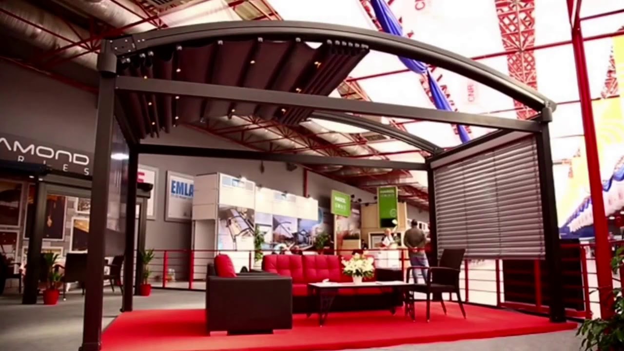 Oval Pergola Tente - YouTube