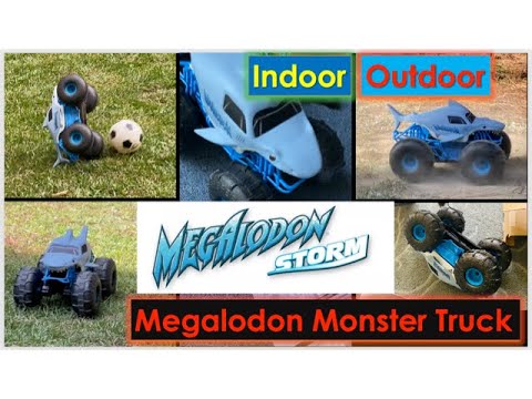 Megalodon Storm Remote Control Monster Truck: Kids Playing Indoor ...