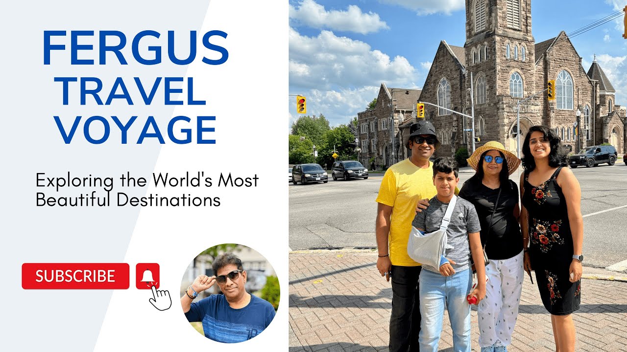 Fergus Town Wellington County Ontario Canada 🇨🇦 | Day Trip Vlog | 4K ...