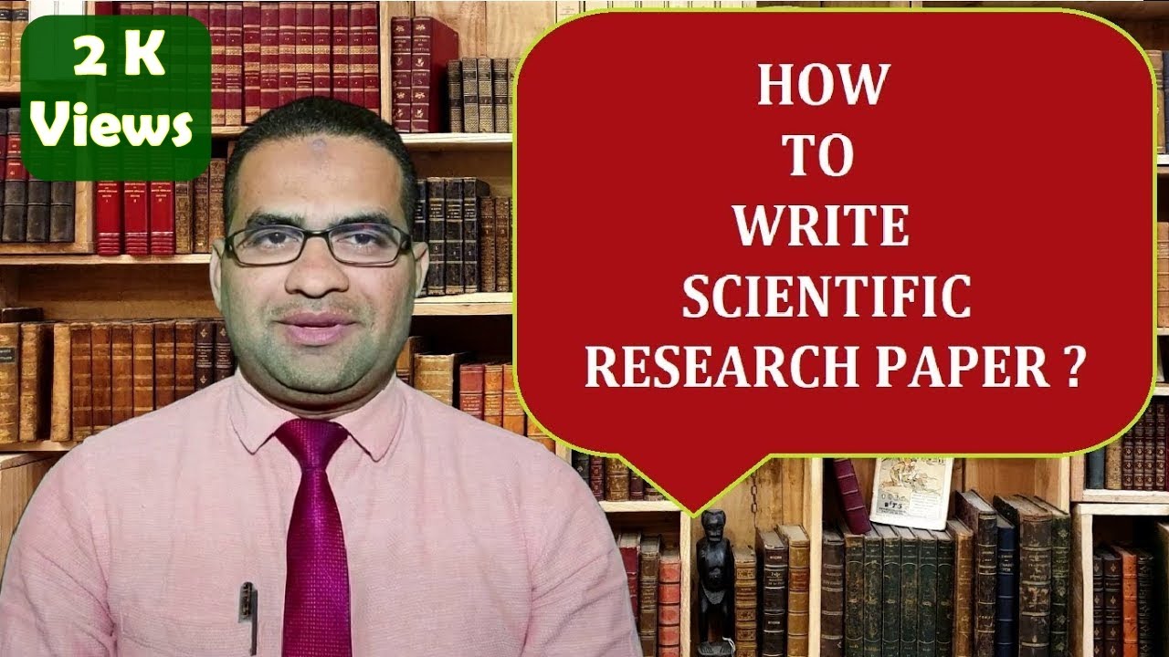 How to Write a Scientific Research Article or Publication # ...