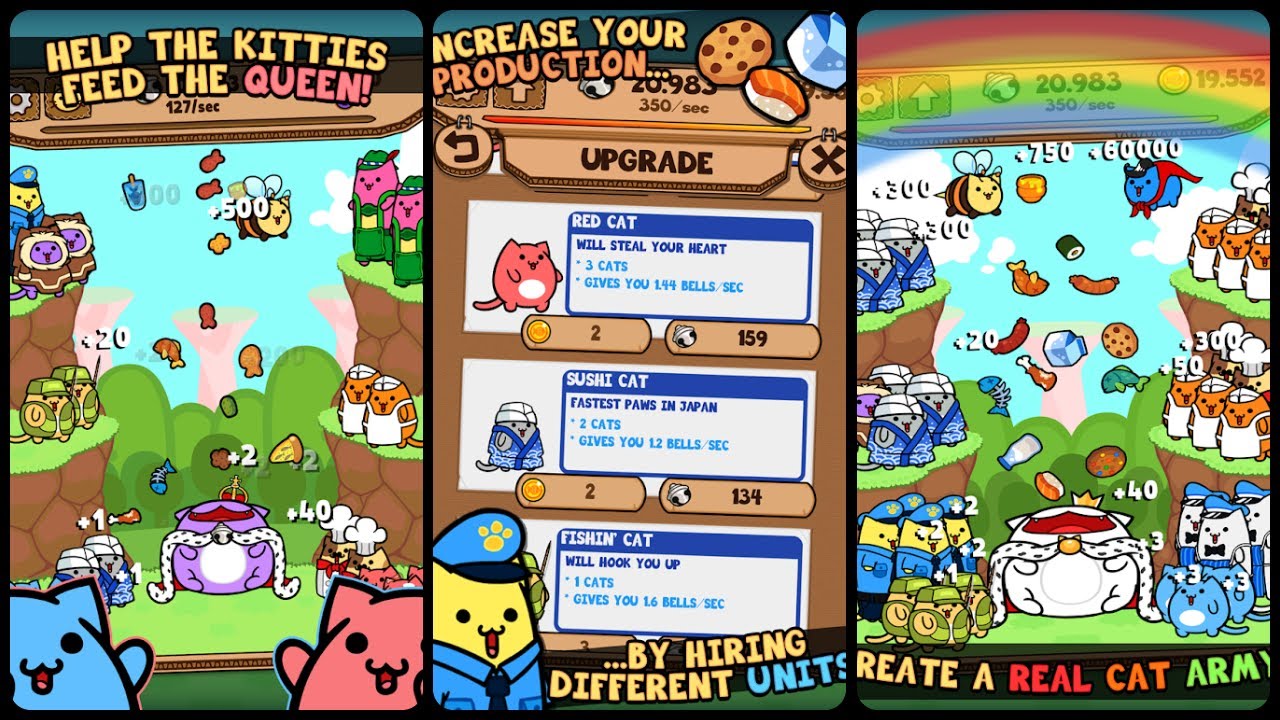 Kitty Cat Clicker: Idle Game Gameplay - YouTube