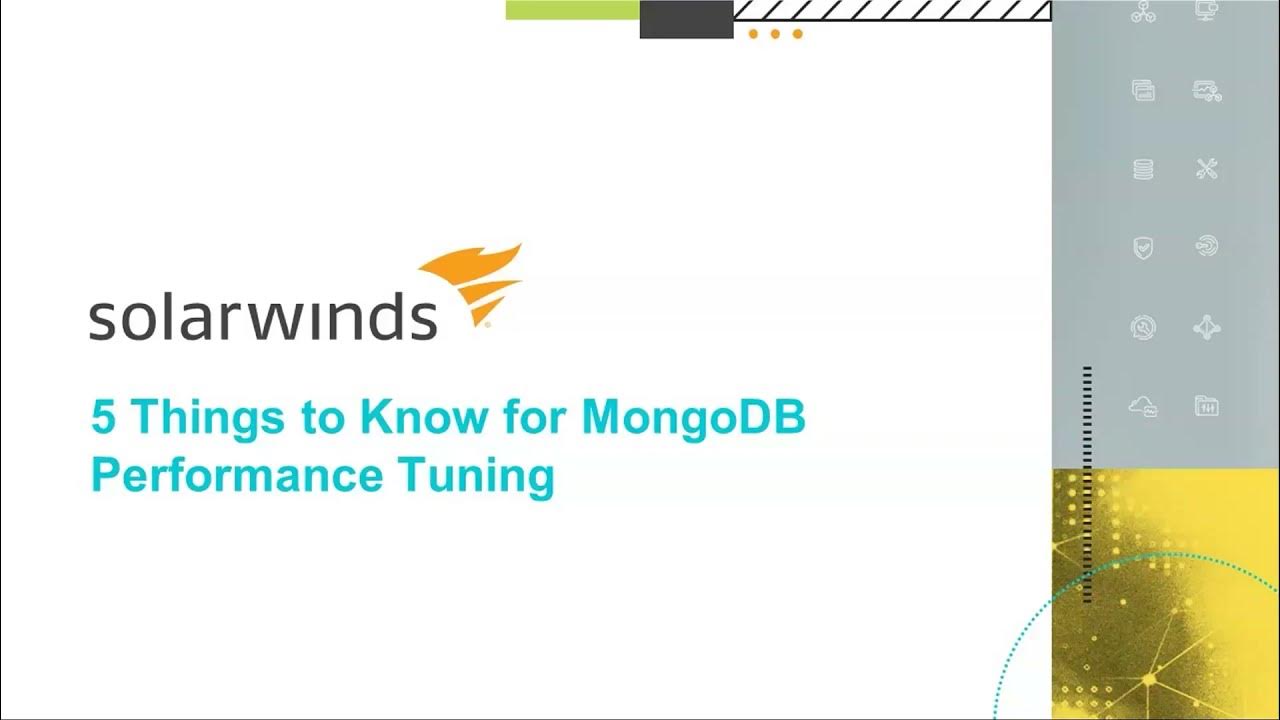 5 Things to Know for MongoDB Performance Tuning - YouTube