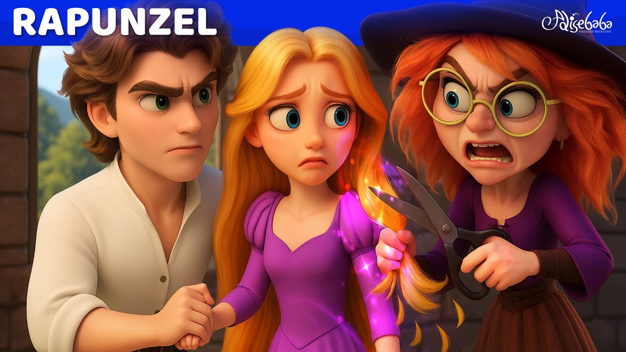 Rapunzel: Escape from the Tower 🏰 | 3D 4K | Bedtime Stories for Kids in ...