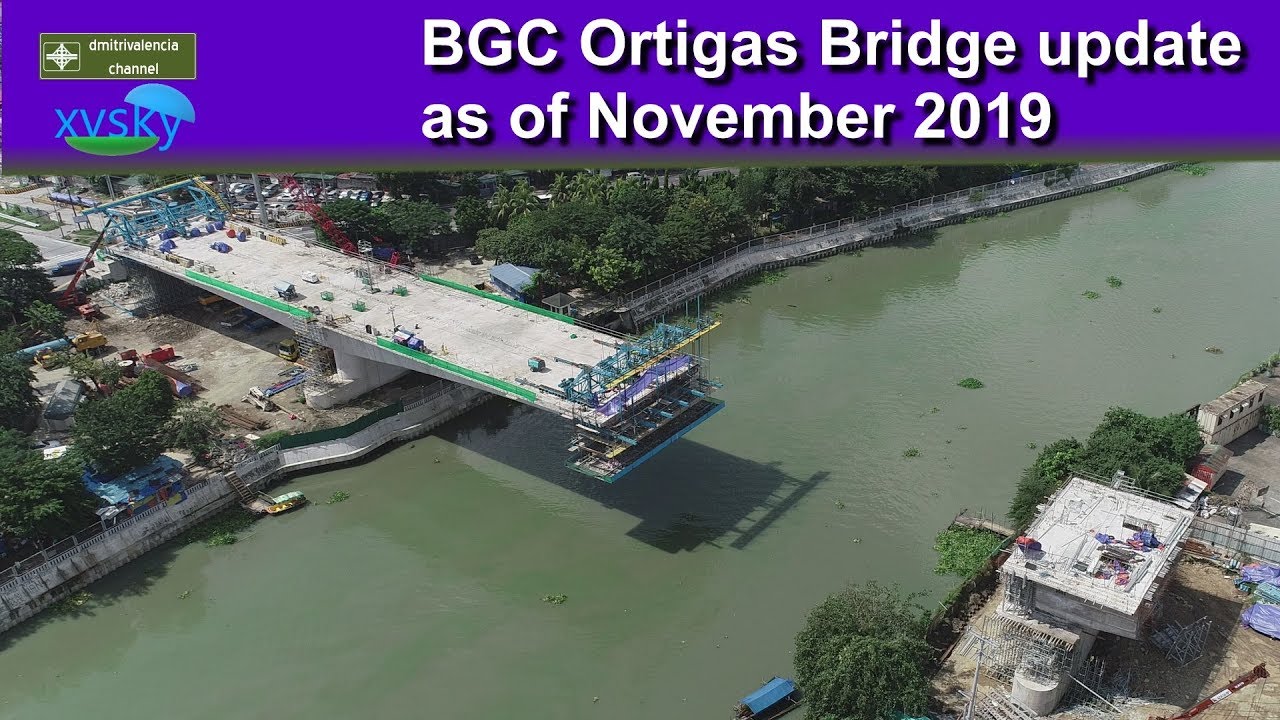 BGC Ortigas Bridge update as of November 2019 - YouTube