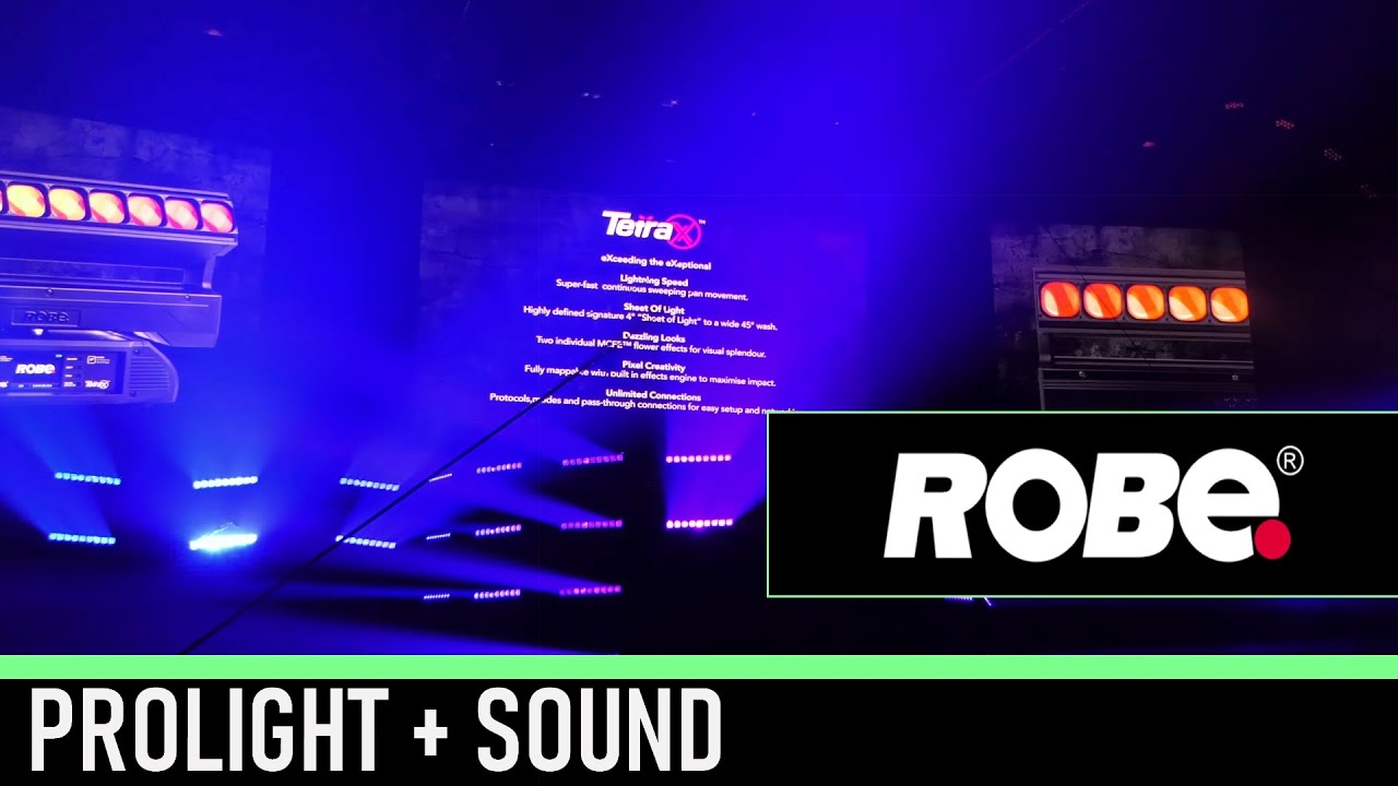 ROBE lighting - SHOWREEL | LIGHTSHOW | ProLight + Sound 2024 - YouTube