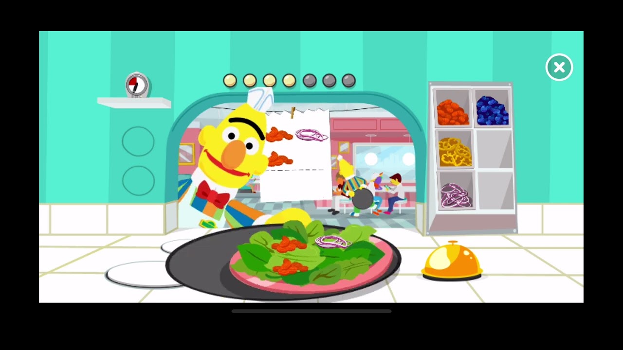Sesame Street - Super Salad Diner With Bert & Erin’s - YouTube