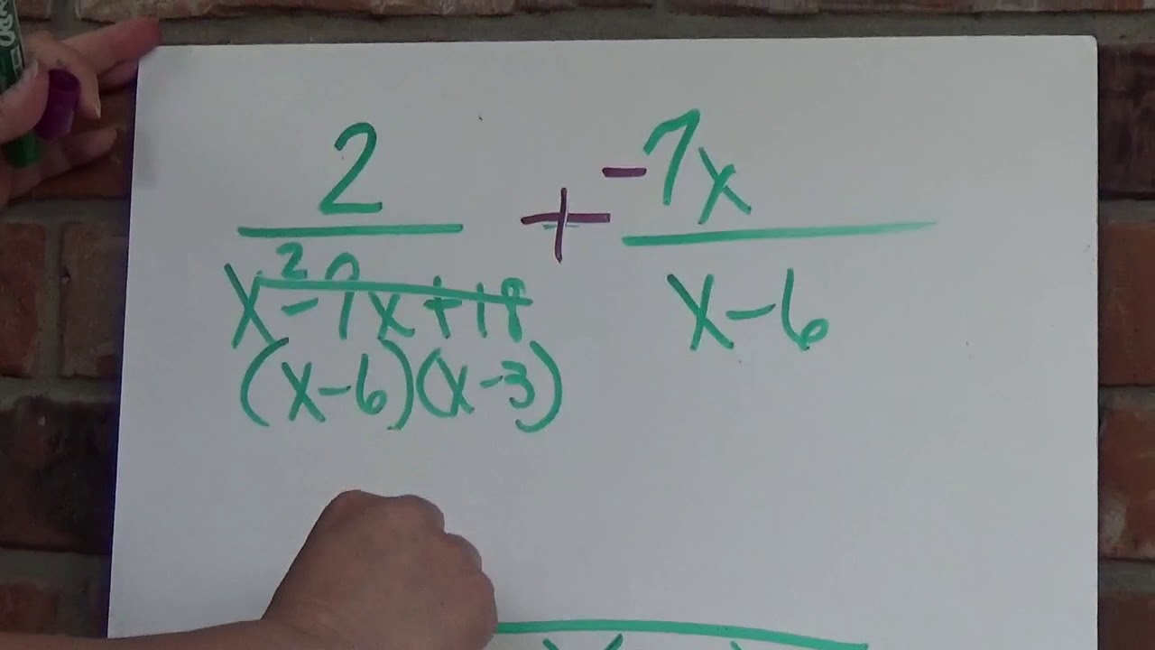 8 adding normal fractions - YouTube