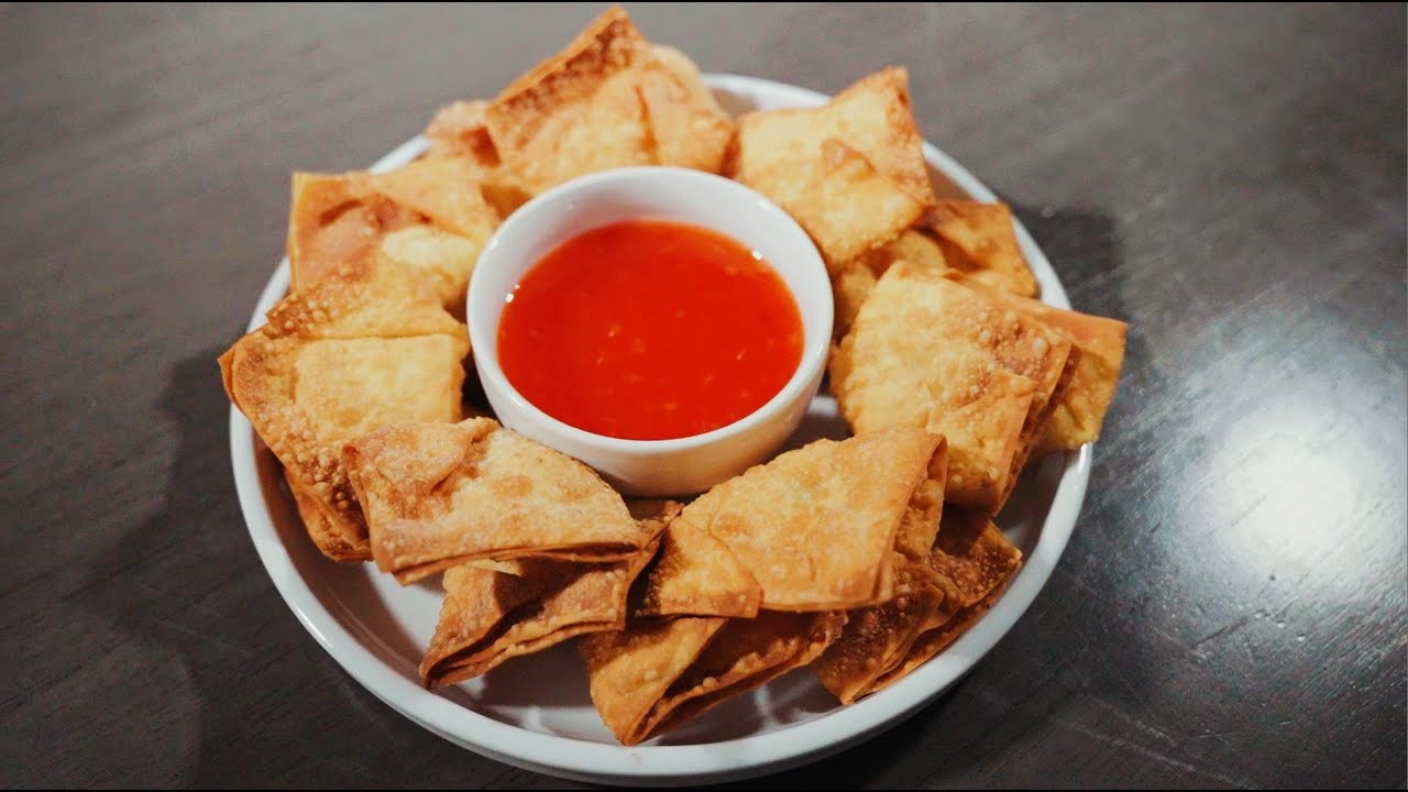 Fried Wonton (Hoành Thánh Chiên) - Crispy Golden Wonton Will Melt Your ...